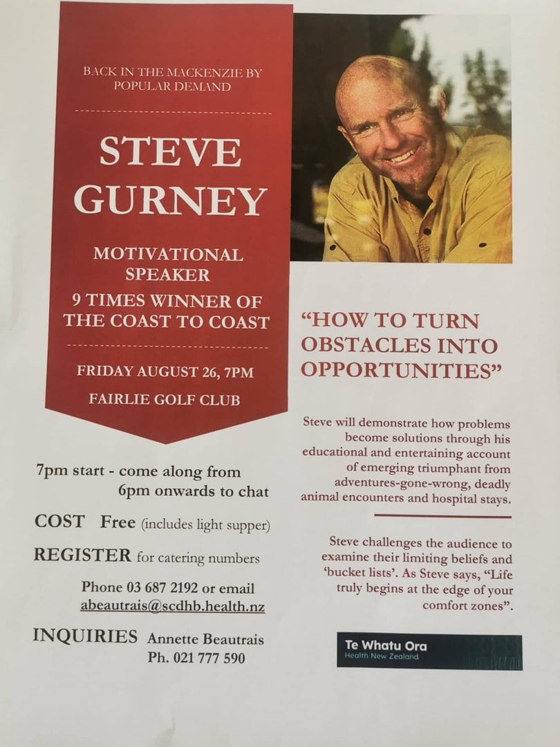 Steve Gurney - South Canterbury District Website