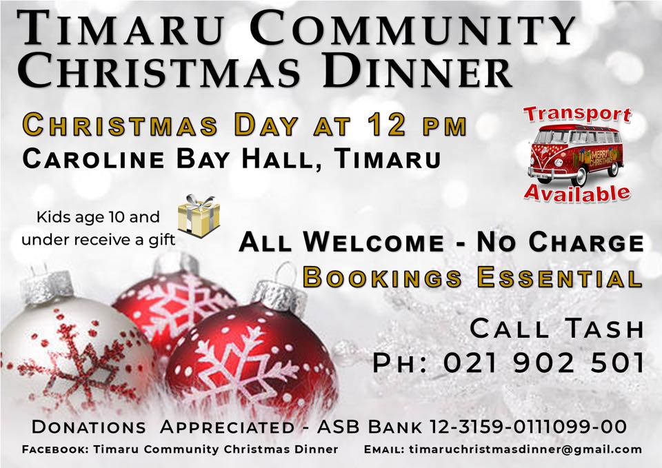 Christmas Lunch - South Canterbury Regional Website