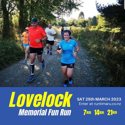 Lovelock Memorial Fun Run -7k,14, & Half Marathon - South Canterbury ...