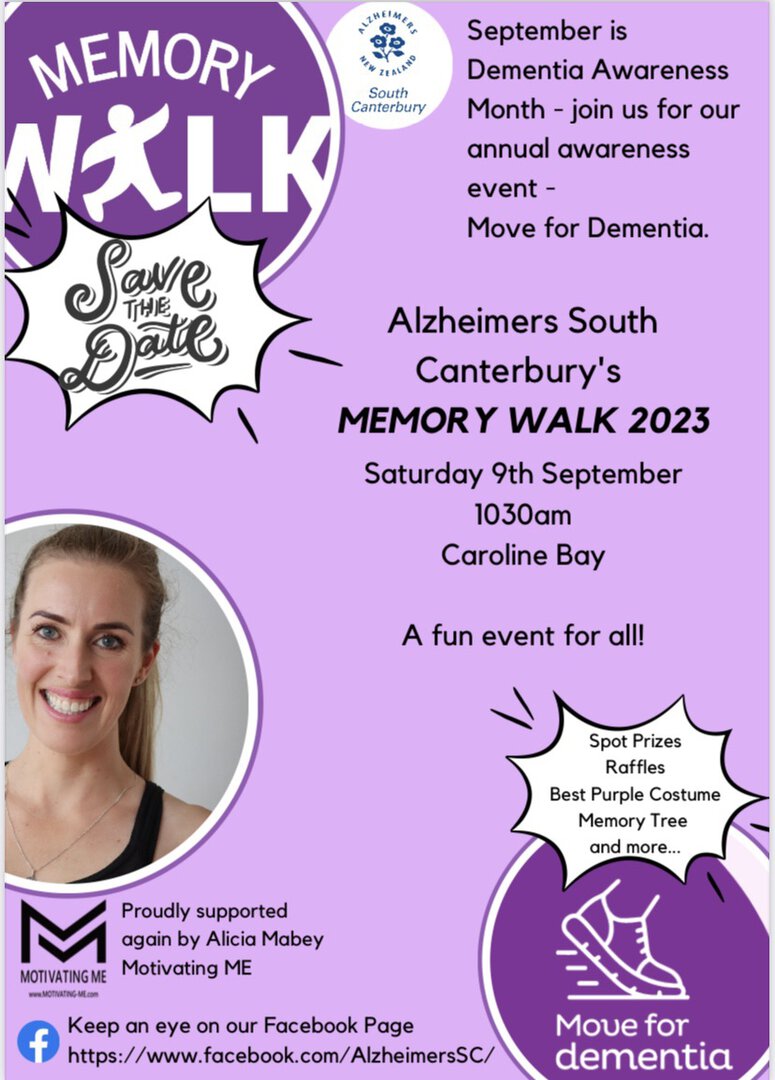 MEMORY WALK - Alzheimers - South Canterbury Regional Website