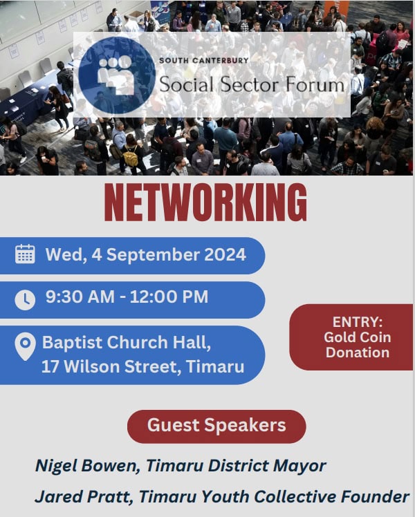 Social Sector Forum Networking Event - South Canterbury District Website