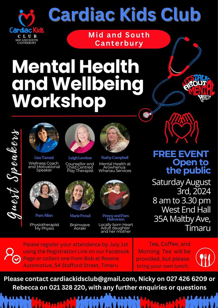 Cardiac Kids Club Mid and South Canterbury Mental Health and Wellbeing ...