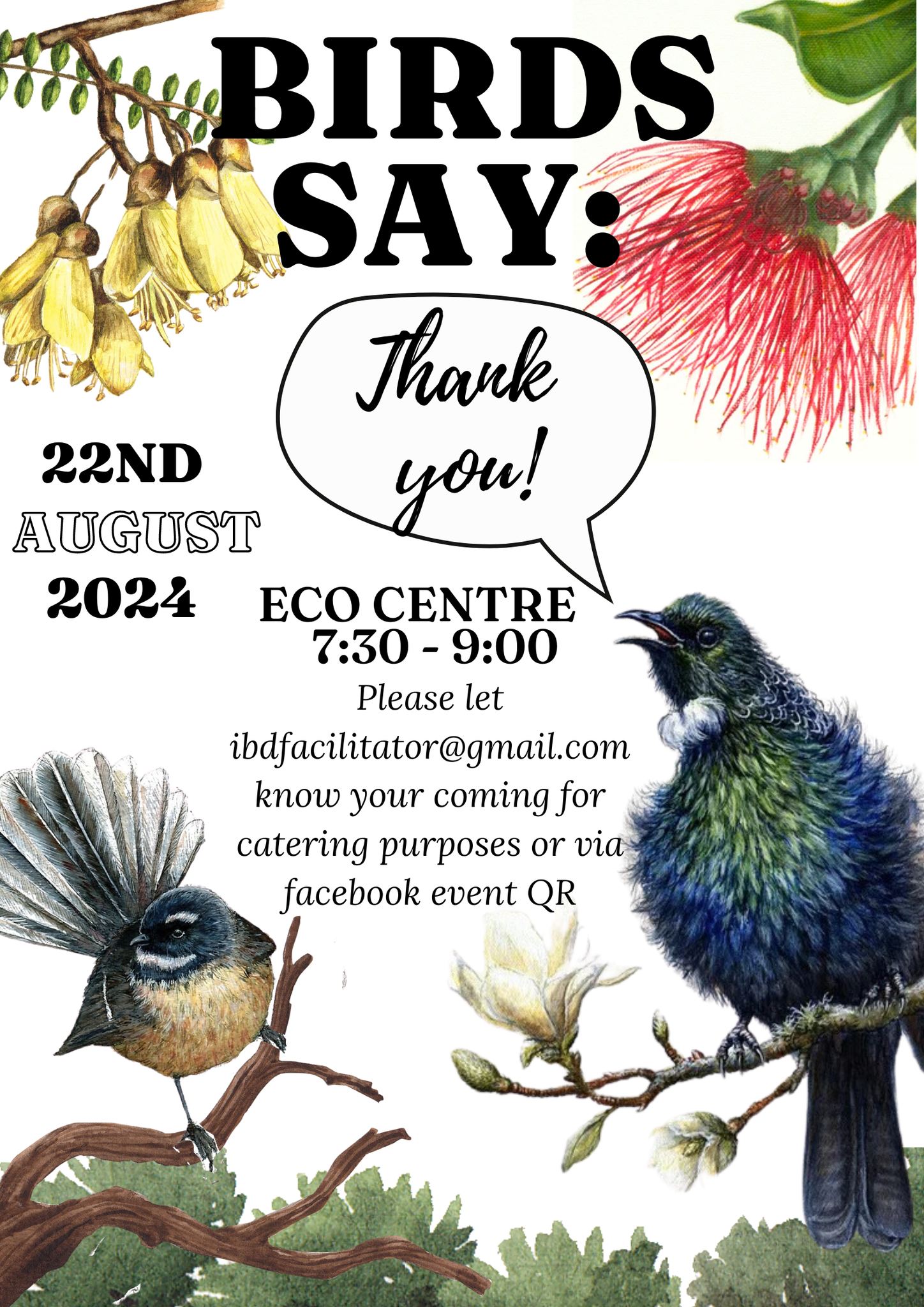 Birds say "Thank You" - South Canterbury District Website