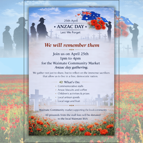 Anzac Commemorative Market - South Canterbury Regional Website