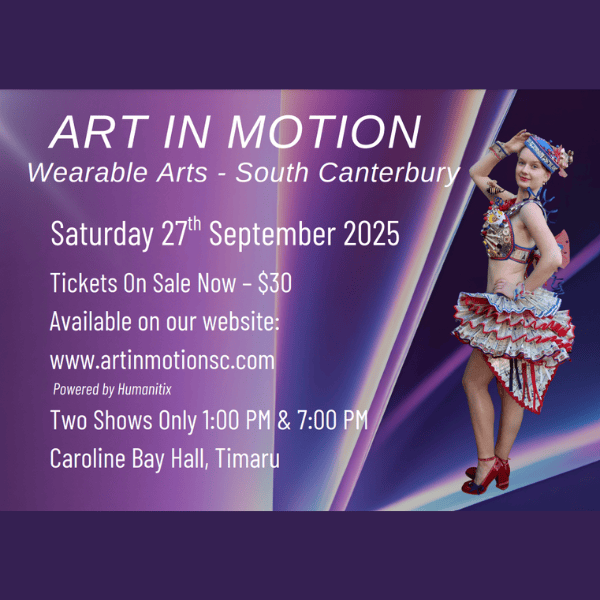 Event: ART IN MOTION - South Canterbury District Website