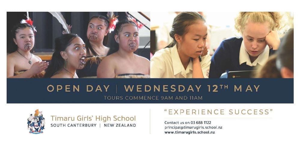 Timaru Girls High School Open Day - South Canterbury District Website