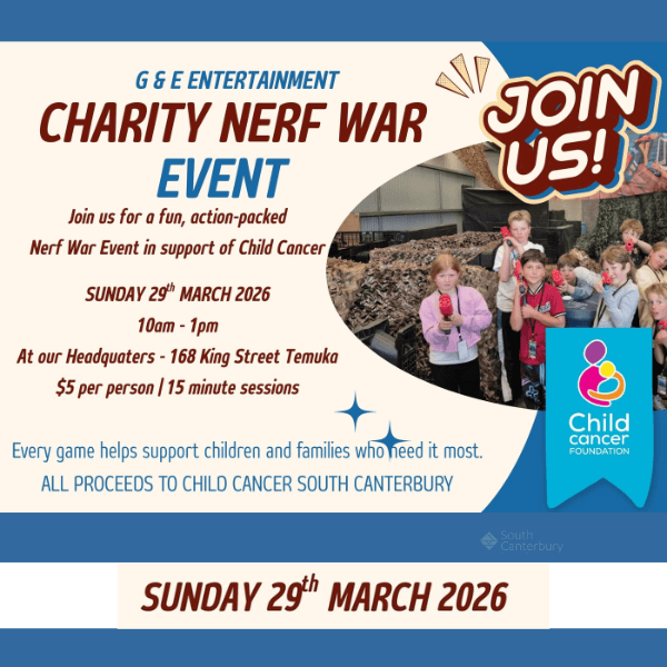 Nerf War Charity Event - South Canterbury Regional Website
