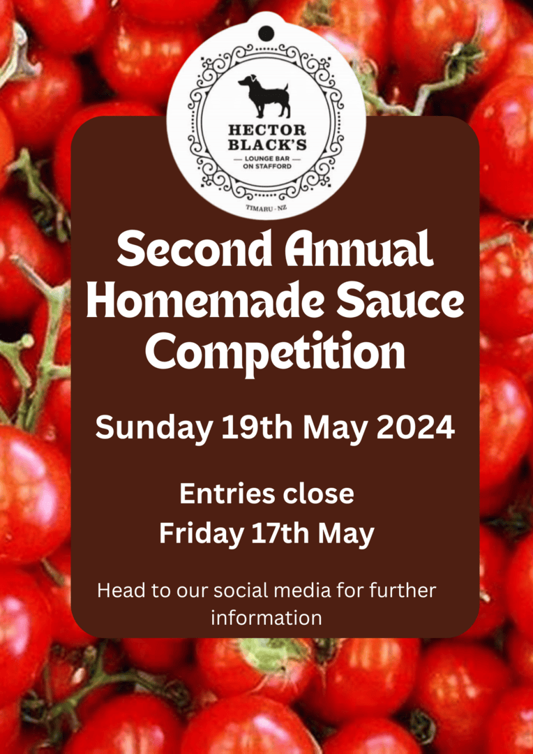 Hector Black's Second Annual Homemade Sauce Competition - South ...
