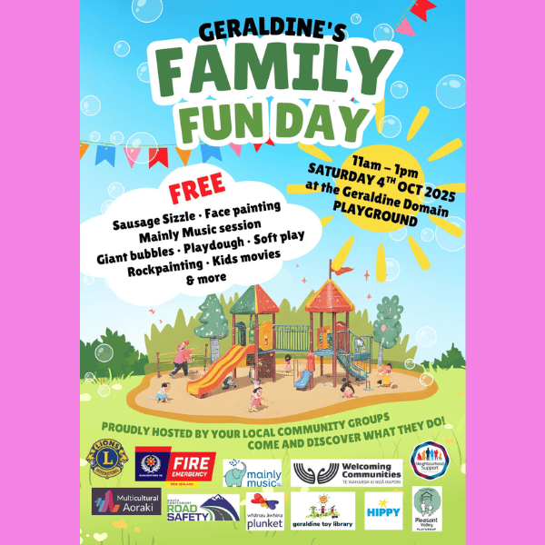 Event: Geraldine's Family Fun Day - South Canterbury District Website