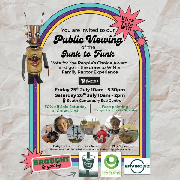 Junk to Funk Public Viewing - South Canterbury District Website