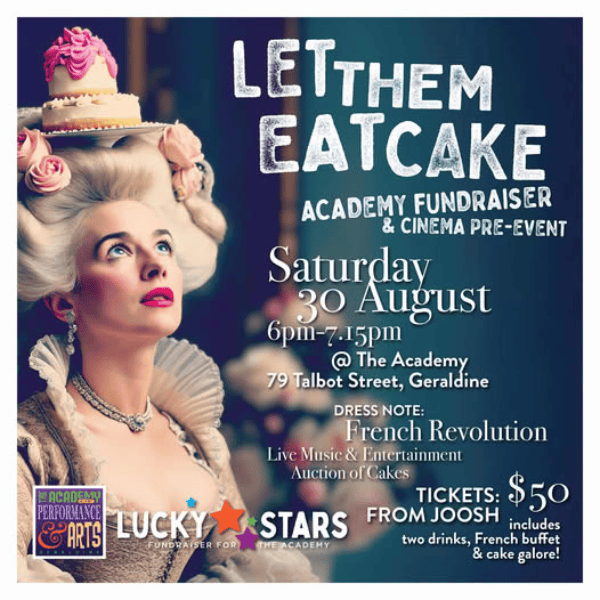 Event: Let them eat cake - Academy Fundraiser - South Canterbury