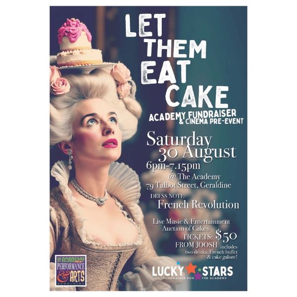 Event: Let them eat cake - Academy Fundraiser - South Canterbury