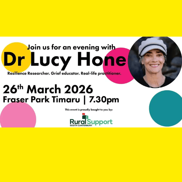 Event: Dr Lucy Hone - South Canterbury Regional Website