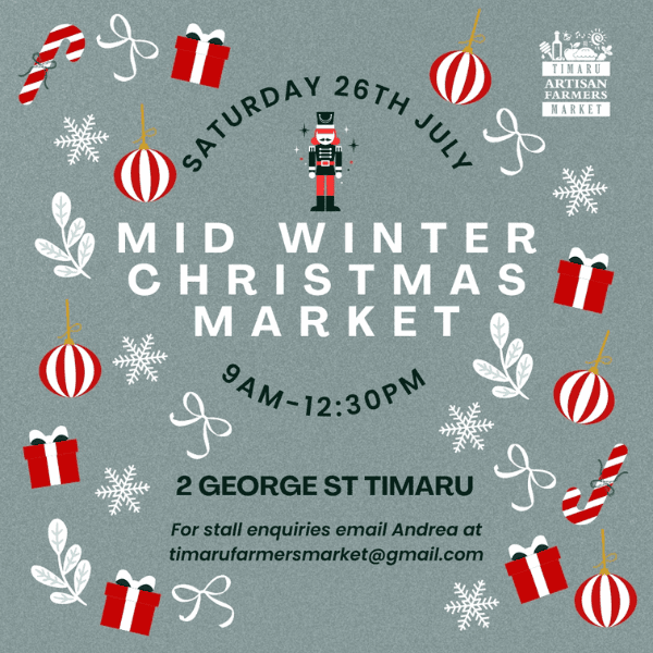 Event: Mid-Winter Christmas Market - South Canterbury District