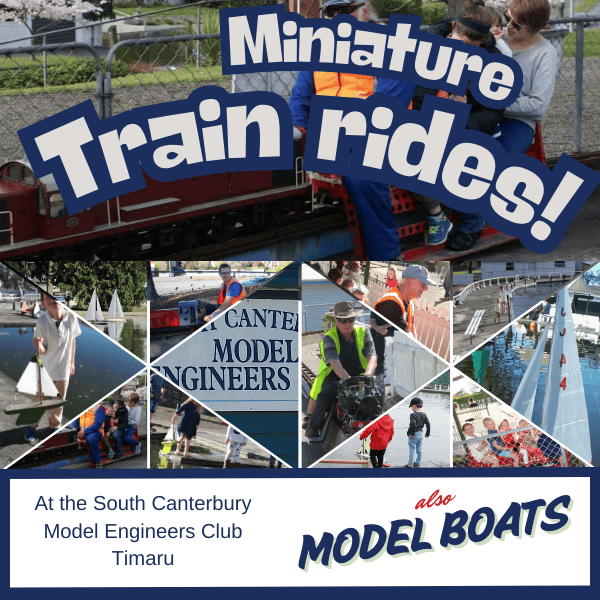 Rock & Hop Miniature Train Rides - South Canterbury Regional Website