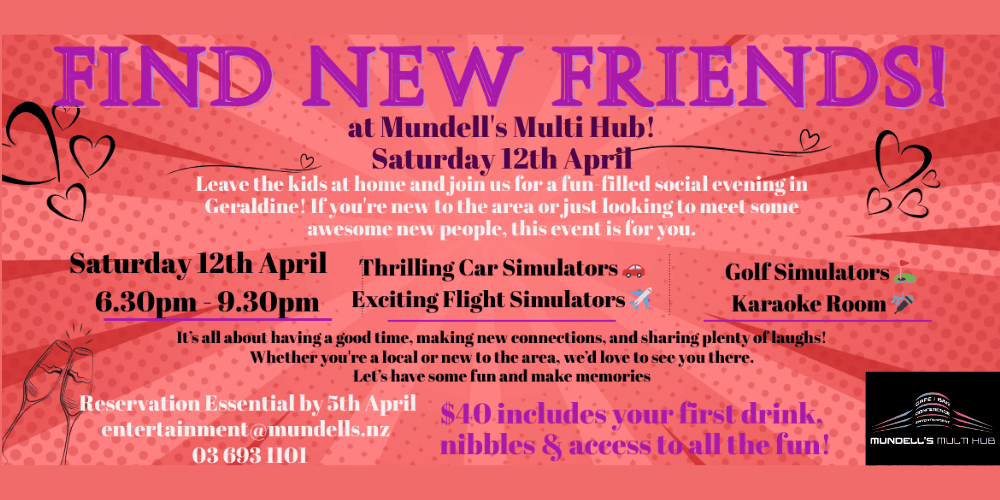 Find New Friends - South Canterbury District Website