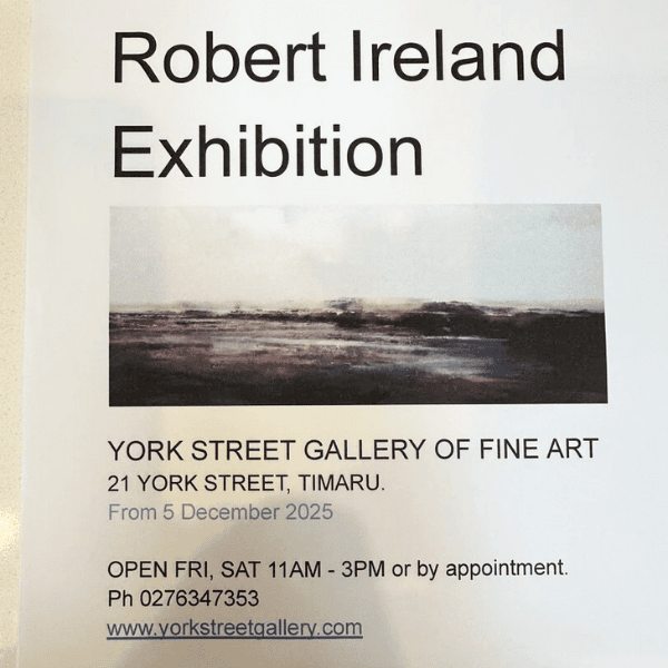 Event: Robert Ireland Exhibition - South Canterbury District Website