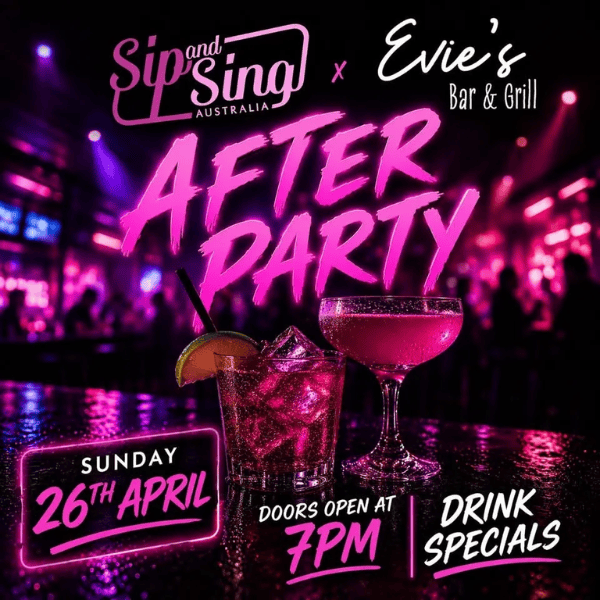 SIP & SING AFTER PARTY! - South Canterbury Regional Website