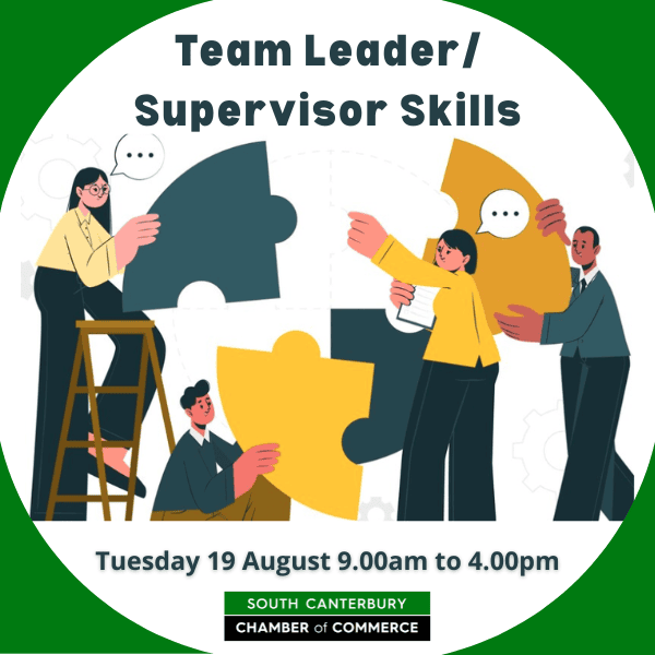 Training: Team Leader/Supervisor Skills - South Canterbury District