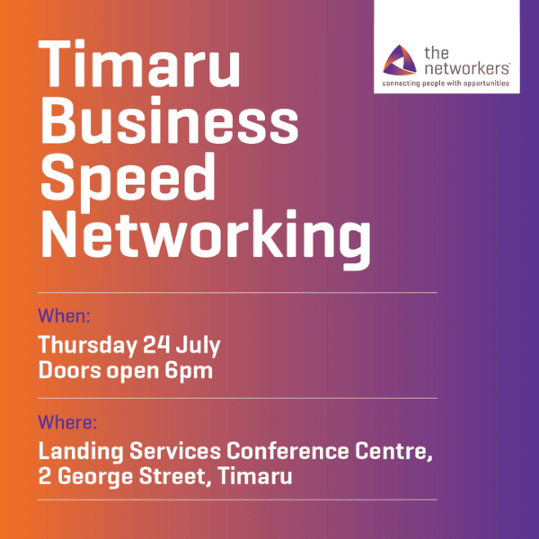 Timaru Business Speed Networking Event - South Canterbury Regional Website