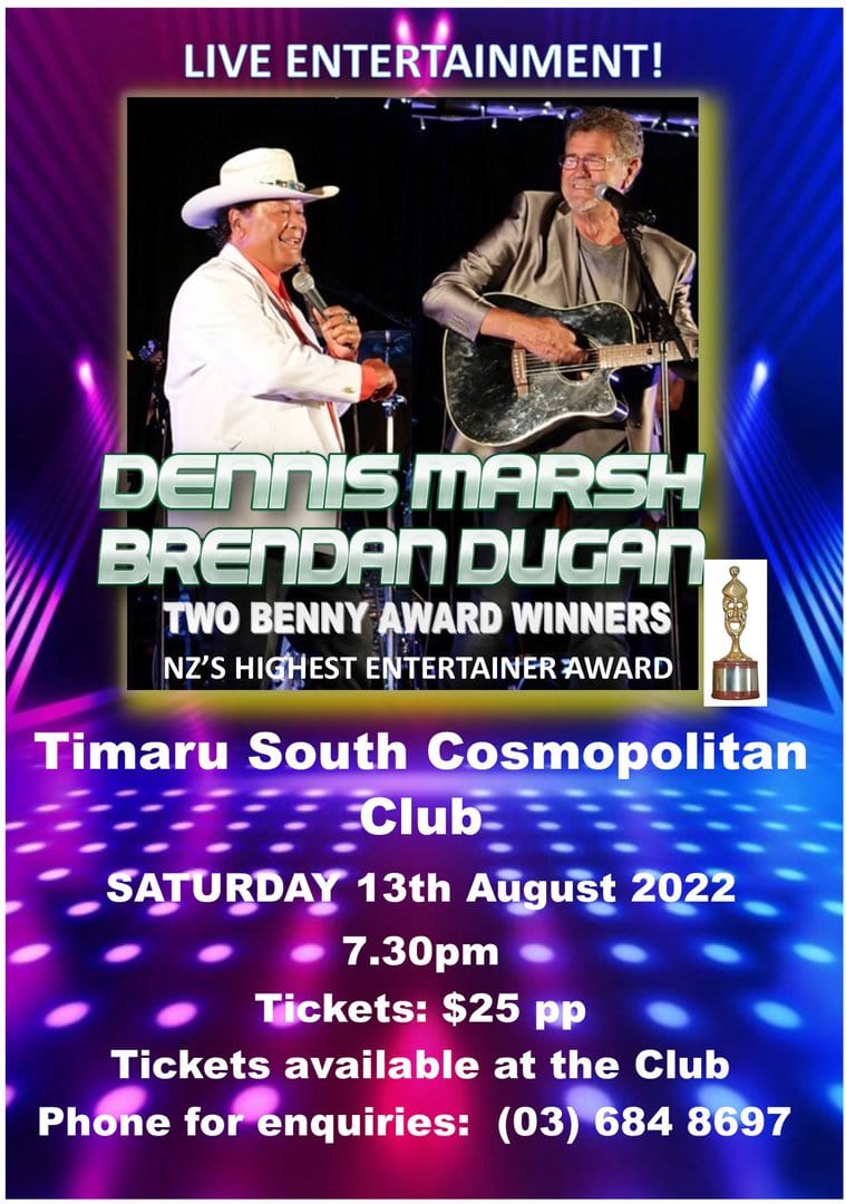 Dennis Marsh & Brendan Dugan - Live for One Night Only - South ...