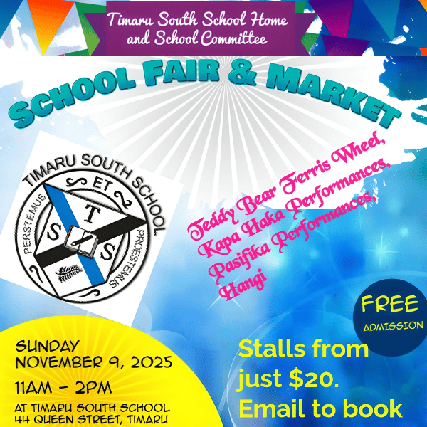 Event: Timaru South School Fair and Market Day - South Canterbury