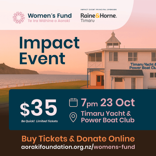 Event: Aoraki Foundation Women's Fund Impact Event - South Canterbury